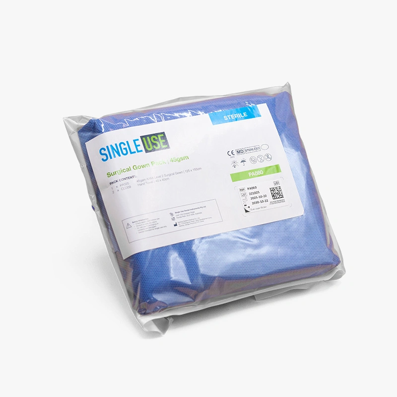 PA080 – Surgical Gown Pack | 45gsm | Single Use Dental Instruments